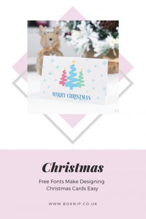 Free Fonts that Make Designing Your Own Christmas Cards Easy - Boxnip