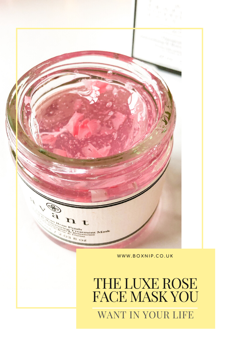The Luxe Rose Face Mask You Want In Your Life ~ Boxnip