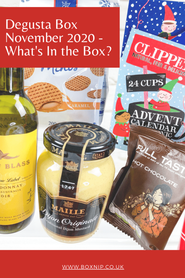 Degusta Box November 2020 - What's In the Box? ~ Boxnip